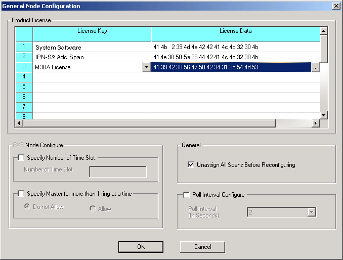 General Node Configuration