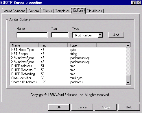 Configuring a Shared IP Address Using BOOTP Server