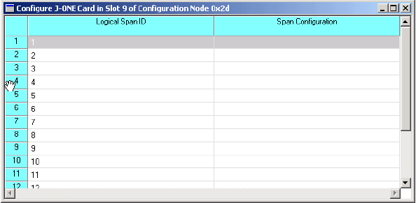Configuring the J-ONE Card