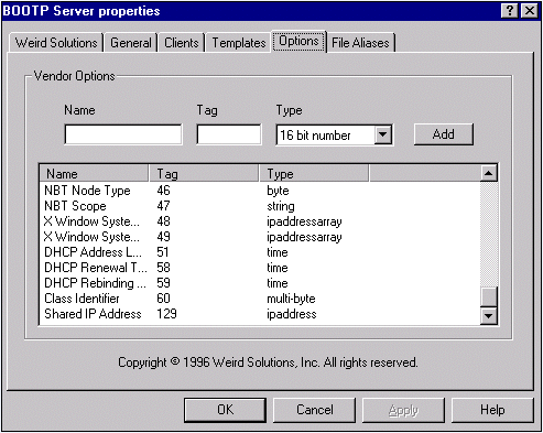Configuring a Shared IP Address Using BOOTP Server