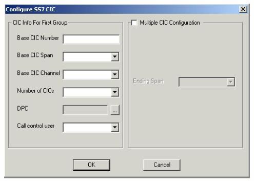 Configuring the SS7 Card